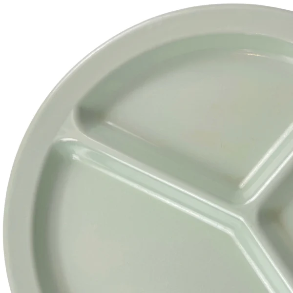 Texas Ware Pastel Green Melamine Divided Dinner Plate - Larry's Basement