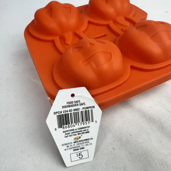 Target Bullseye Playground Halloween Pumpkin Jack-O-Lantern Ice Mold ...