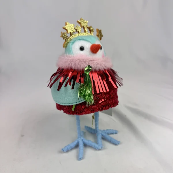 Target Wondershop Featherly Friends GALA Fabric Bird Figurine Christmas ...