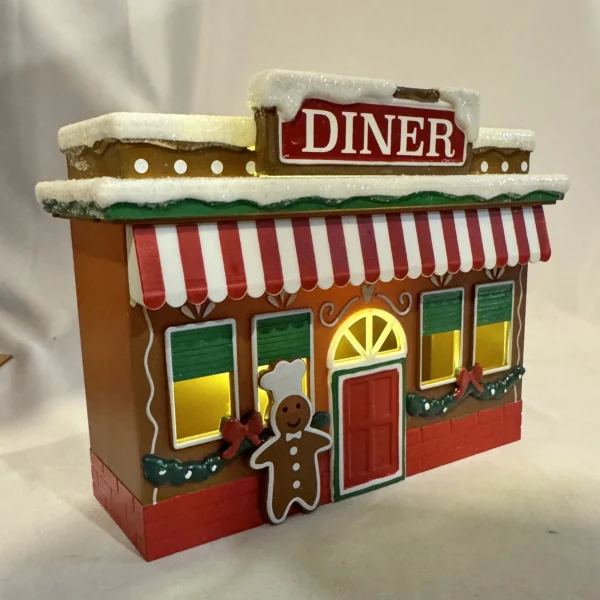 Target Bullseye Playground 2025 Light-Up Gingerbread DINER House ...
