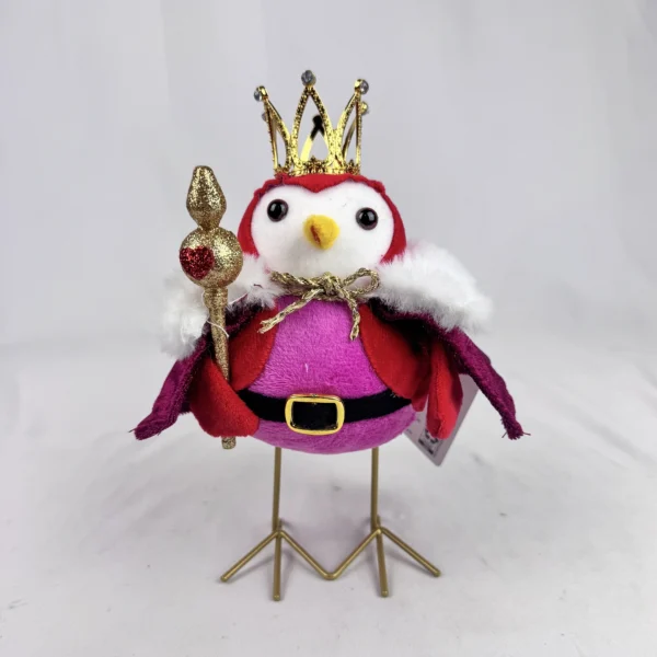 Walmart 2026 Valentine's Day KING Fabric Bird Decor Crown Staff Cape ...