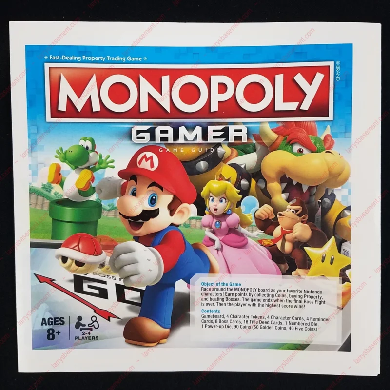 Monopoly GAMER Replacement Game Piece - Instructions/Game Guide - Larry ...